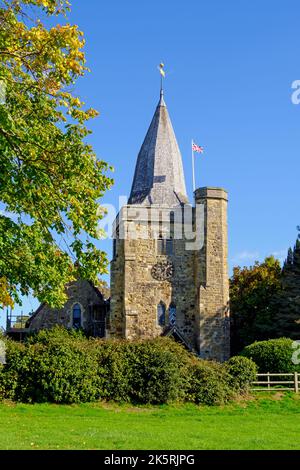St James the Great church, Ewhurst Green, East Sussex, UK Stock Photo ...