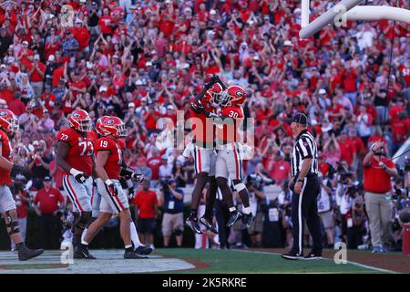 Georgia Bulldogs running back Daijun Edwards (30)In the College ...