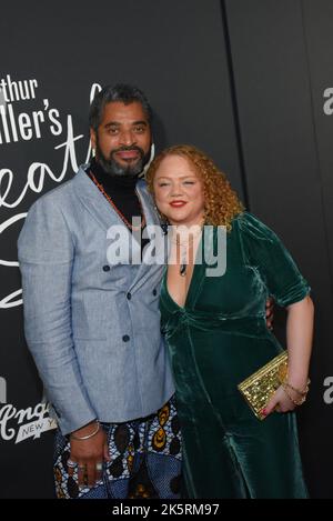Miranda Cromwell attends the Death of a Salesman Broadway opening night ...