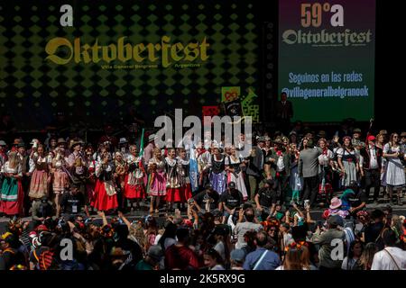 Villa General Belgrano, Argentina. 09th Oct, 2022. The crowd during the ...