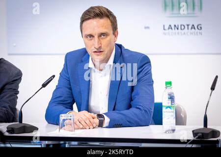 Hanover, Germany. 10th Oct, 2022. Tilman Kuban, federal chairman of the ...