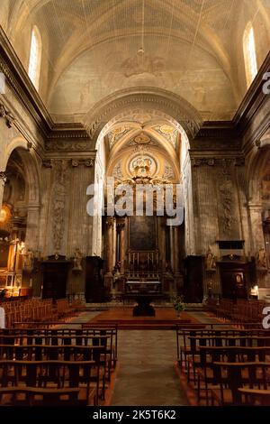 St Benoit Cathedral. Baroque style. 17th century. Castres. Tarn ...