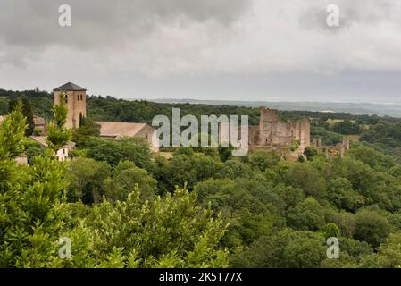 Saissac castle. 10th century. Saissac. Aude Dep. Occitanie. France ...