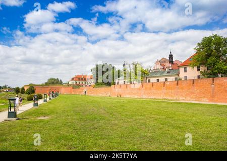 Surrounding city wall of historic city Zamosc, Poland Stock Photo - Alamy