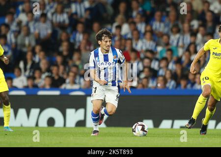 San Sebastian, Spain. 9th Oct, 2022. Takefusa Kubo (Sociedad) Football ...