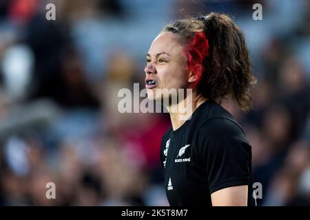 New Zealand's Ruby Tui during the Women's Rugby World Cup pool A match ...