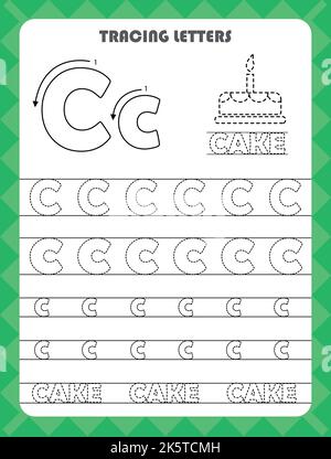 Trace letters of English alphabet and fill colors Uppercase and lowercase S. Handwriting ...