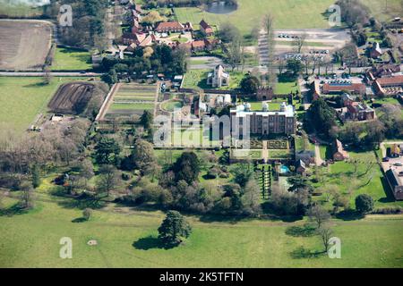 Formal garden, Doddington Hall, Lincolnshire, England, UK Stock Photo ...