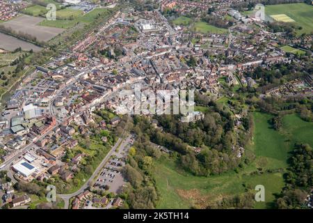 Devizes Castle and town, Wiltshire, 2017 Stock Photo - Alamy
