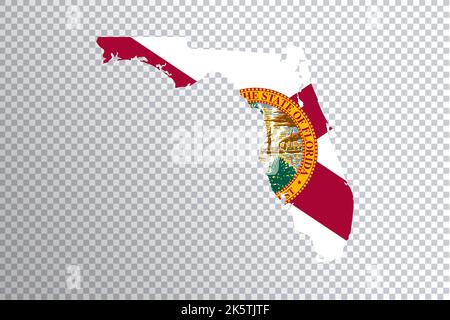 Florida state flag, Florida flag transparent background Stock Photo - Alamy