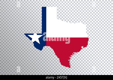 Texas state flag, Texas flag transparent background Stock Photo - Alamy