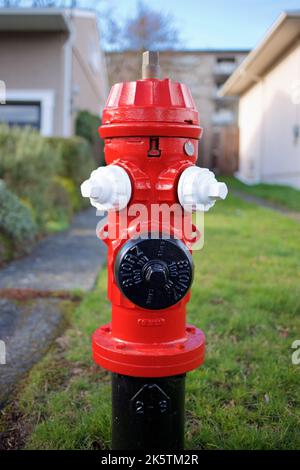 A vertical closeup shot of a fire hydrant Stock Photo - Alamy