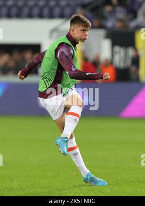 West Ham United's Oliver Scarles during the Premier League match at the ...