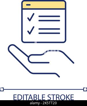 Task list logo design with editable slogan. Branding book and business ...