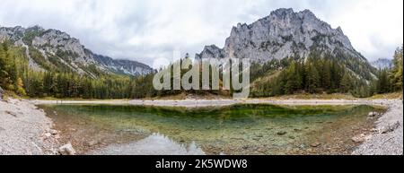 Green Lake, Mountain Lake, Tragoss-Sankt Katharein, Styria, Austria ...