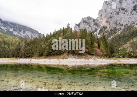 Green Lake, Mountain Lake, Tragoss-Sankt Katharein, Styria, Austria ...