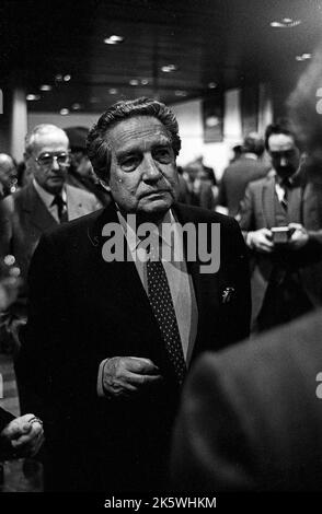 Octavio Paz, Mexican writer, poet and diplomat, at a new magazine lunch ...