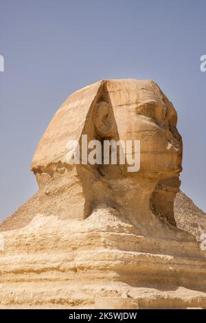 the great sphinx of giza a 4500 year old limestone sculpture on the ...