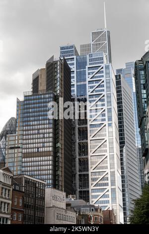 Architectural exterior of collection of modern architeture office high ...