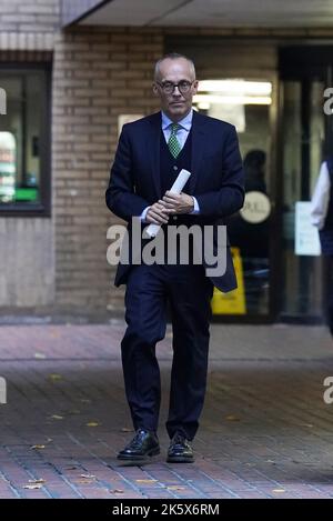 Paul Lyon-Maris leaving Southwark Crown Court in London, where he is ...