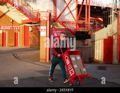 Nottingham, England, 10th October 2022. Ashley Young of Aston Villa ...