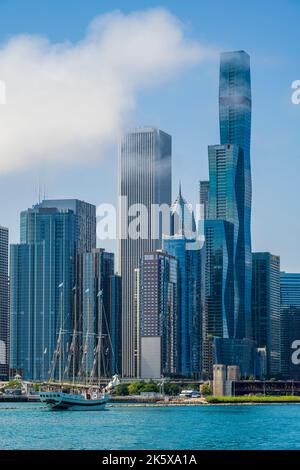 Chicago, Illinois, USA. The St. Regis Chicago, formerly Wanda Vista ...