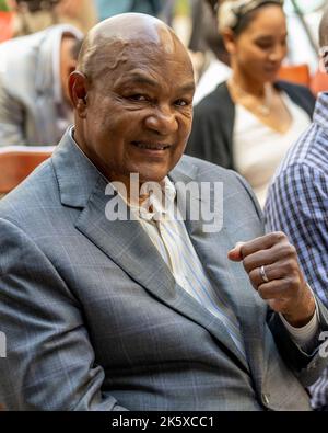 Two-time world heavyweight champion and an Olympic gold medalist George ...