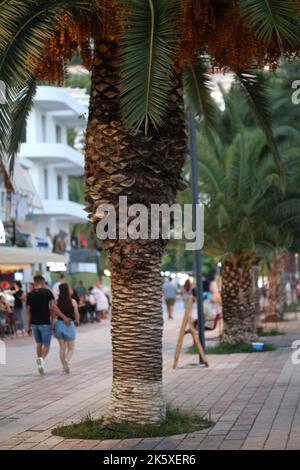 Sarande, Albania, Monday 16 September 2022 Beautiful city sights summer ...