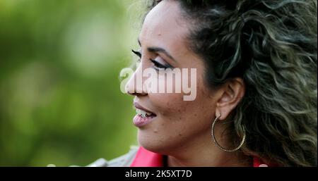 Woman reacting with indignation, person disgust objection in anger ...