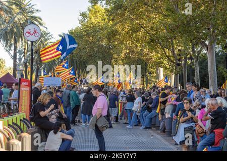 Manifestation for Calatan Independence Stock Photo - Alamy