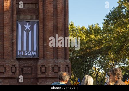 Manifestation for Calatan Independence Stock Photo - Alamy