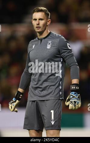 Nottingham, England, 10th October 2022. Ashley Young of Aston Villa ...