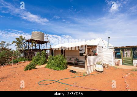 View of Old Andado Homestead in the Australian Outback, Northern ...