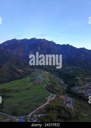 Aerial view of majestic Mount Kinabalu, Kundasang Sabah Stock Photo - Alamy