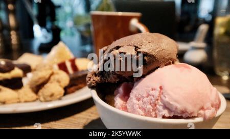International Lunch Buffet Desserts Stock Photo - Alamy