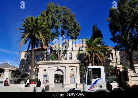 Ministry of Health building on Jaffa Road, Jerusalem, Israel Stock ...