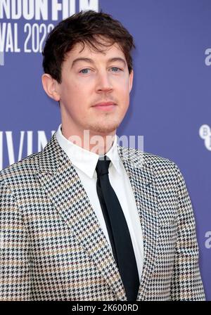 Alex Sharp attending the Living Premiere as part of the 66th BFI London ...