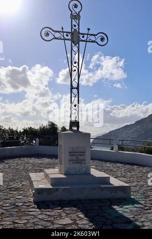 Conca dei Marini - Croce a Punta Vreca Stock Photo - Alamy