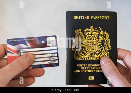 UK Global Health Insurance Card also known as a GHIC card Stock Photo ...