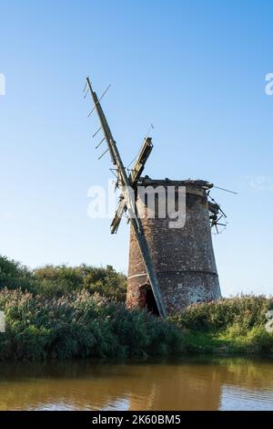 The remains of Brograve Drainage Mill / Windmill on the Horsey Estate ...