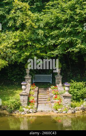 The Village, Bonchurch, Isle of Wight Stock Photo - Alamy