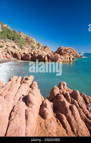 Marina di Gairo, Sardinia, Italy. The Coccorrocci beach Stock Photo - Alamy