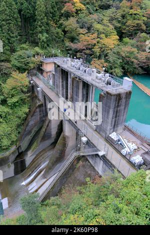 Shiromaru Dam and lake in Okutama Tokyo Japan Stock Photo - Alamy