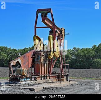 MCPHERSON, KANSAS - SEPTEMBER 19, 2022 CHS oil refinery in McPherson is ...
