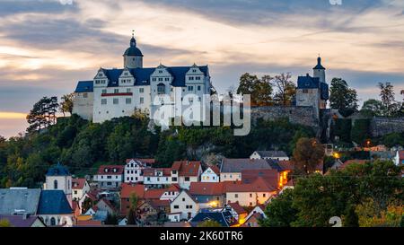 Historical Castle in the Town Saalfeld, Thuringia Stock Photo - Alamy