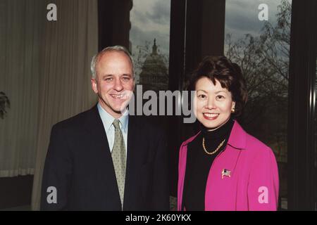 Office of the Secretary - Secretary Elaine Chao with Jim Towey Director ...