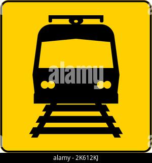 Railroad Crossing Symbol Sign Stock Vector Image & Art - Alamy