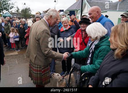 King Charles III meets Victoria Webber, one of the first female High ...