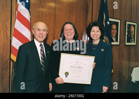 Office of the Secretary - Secretary Elaine Chao Presents the National ...