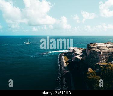 Regata500 years Capitan Miranda on Puerto Rico San Juan Stock Photo - Alamy